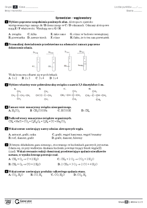 Jpg2pdf - sprawdzian - Imie i nazwisko Klasa LICZ I DZIALANIA GRUPA A 1. Wskaz przyklad, W ...