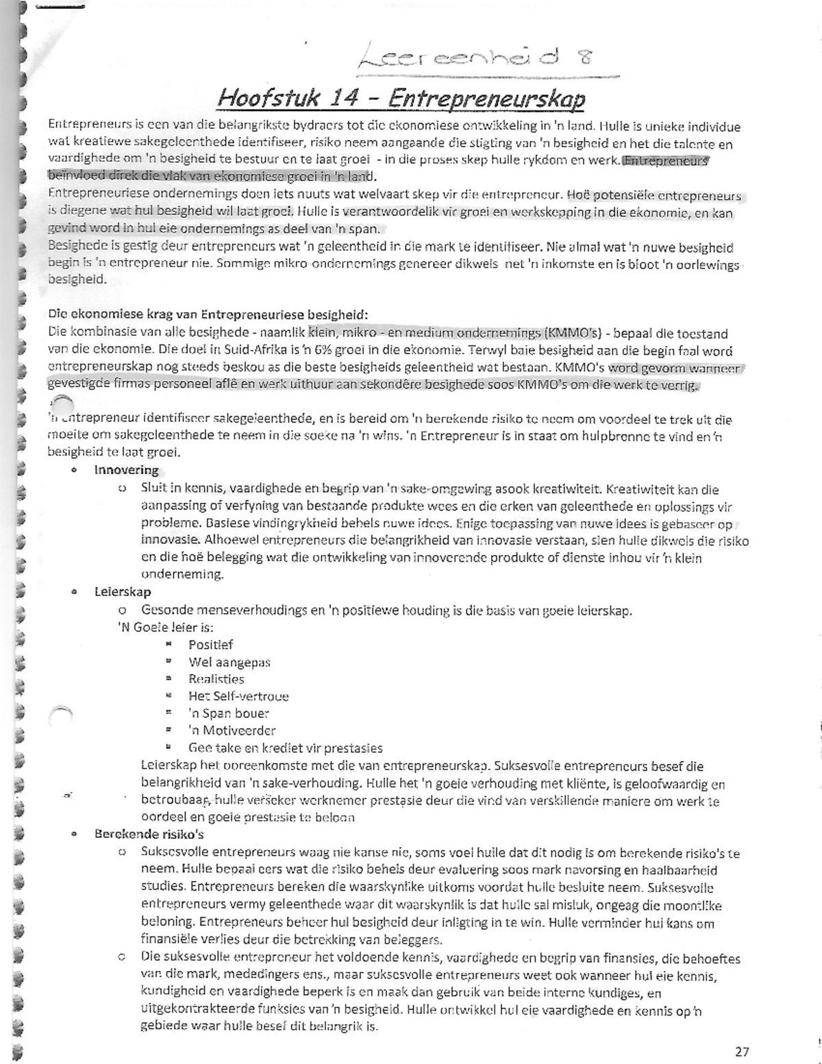 BMAN 111 LE8 - Class Summary, Book Insights & Additional Info - Studocu