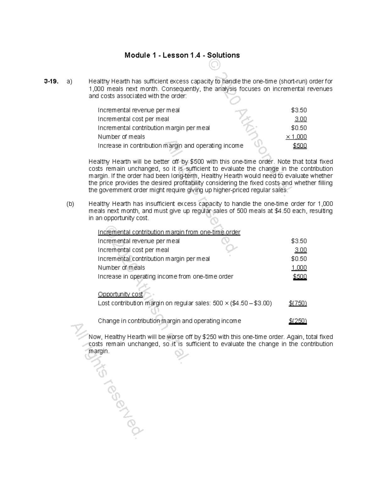 Lesson 1.4 Solutions - Module 1 - Lesson 1 - Solutions 3-19. a) Healthy ...