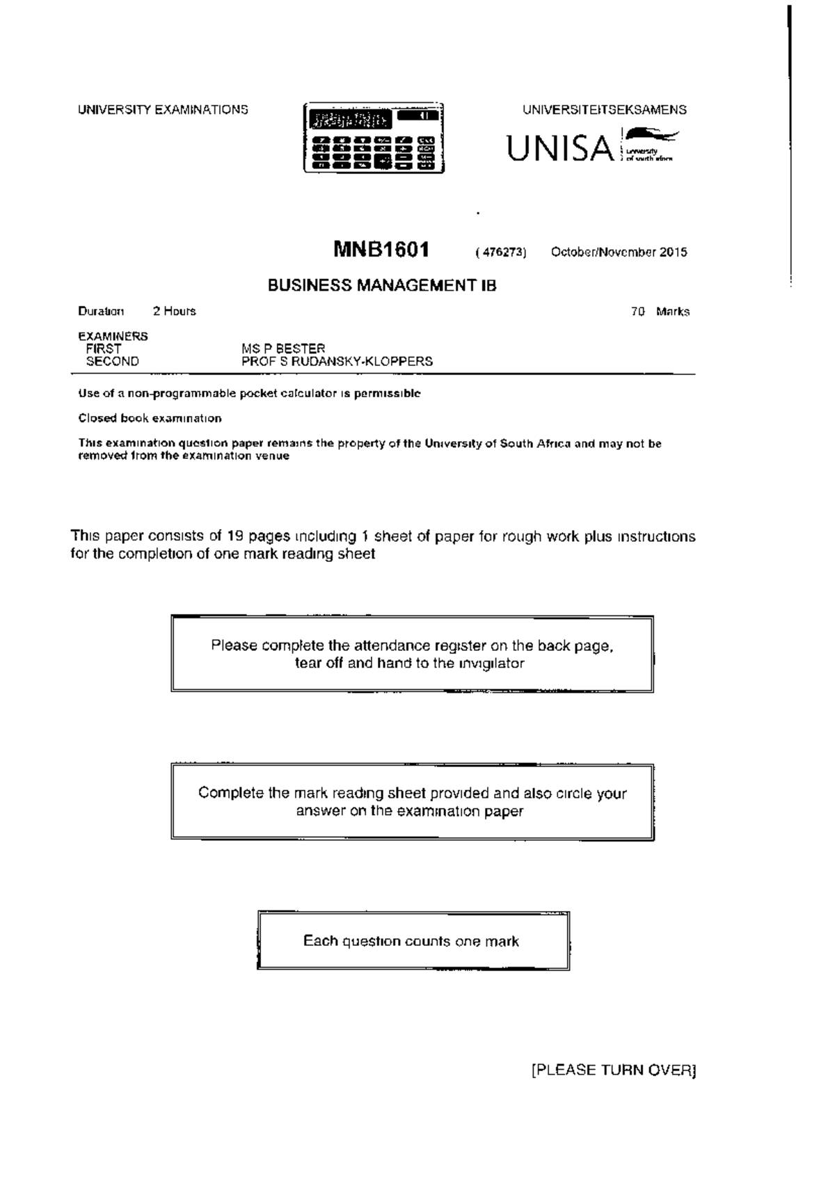 Business Management IB Final Exam Questions and Answers - Studocu