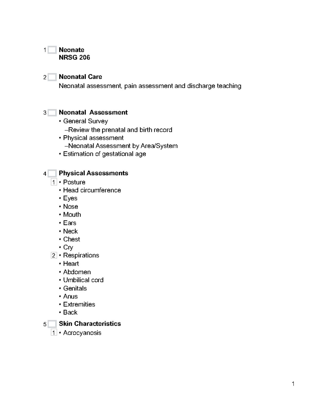 Neonatal Care: Assessment, Pain Management & Discharge Guidelines (NRSG ...