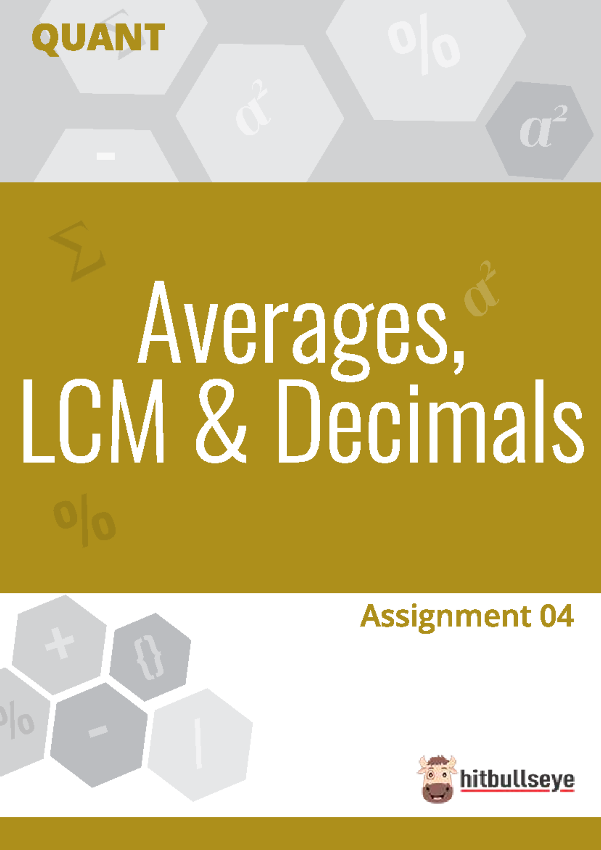 Average Decimal Assignment 04 (Course Code: 1780651506) - Studocu