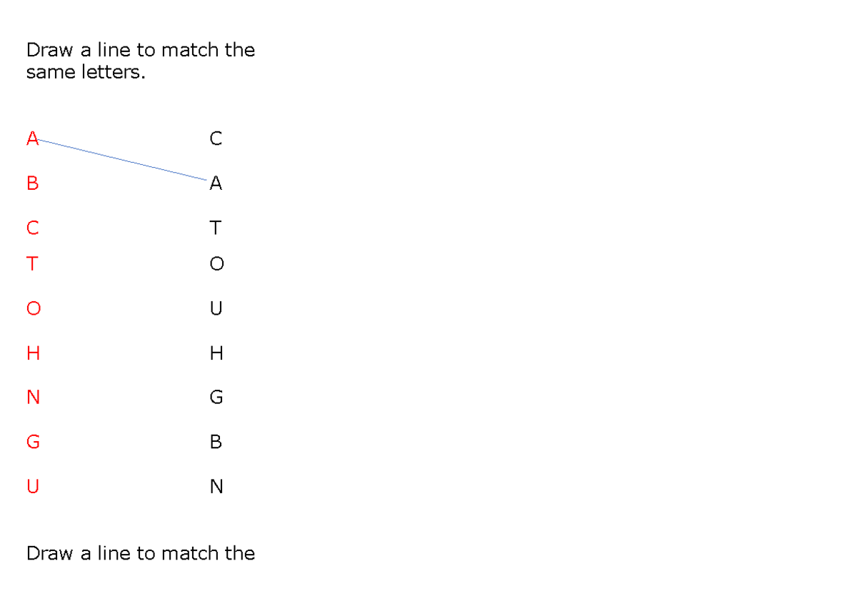 Draw a line to match the same letters - Media and Information Literacy ...