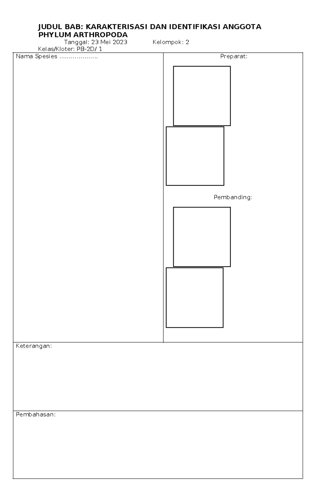 3. template laprak zoin - JUDUL BAB: KARAKTERISASI DAN IDENTIFIKASI ...