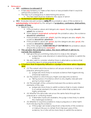 Evidence Flow Chart - IS THE (1) Prior Statement Judicial Notice 201 ...