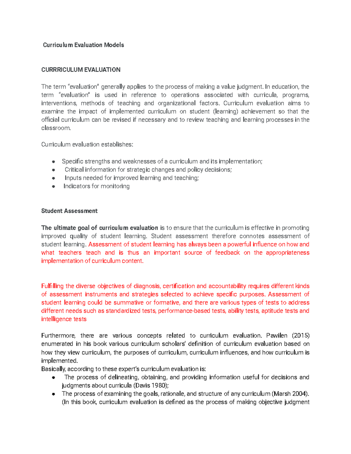 Curriculum Evaluation Models Overview: Ensuring Effective Learning ...
