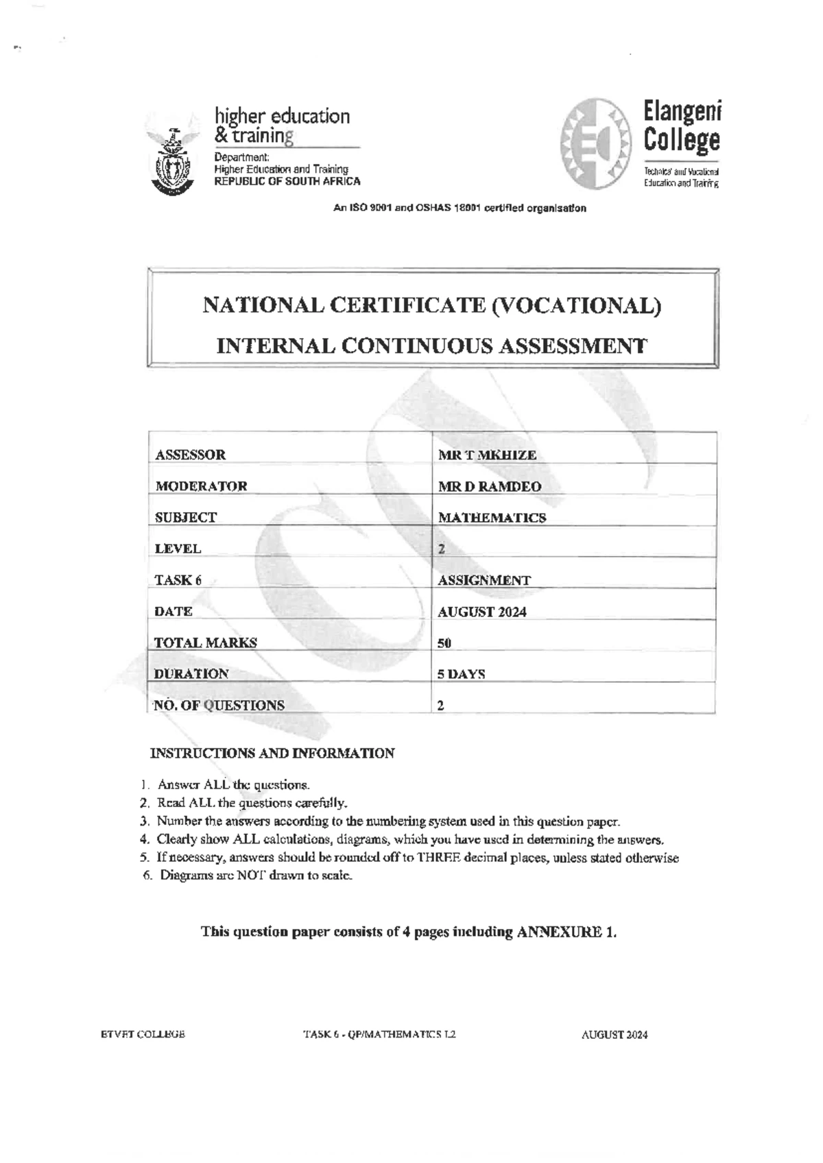 NCV L2 Coding & Robotics ISAT Lecturer's Guide 2023 - Studocu