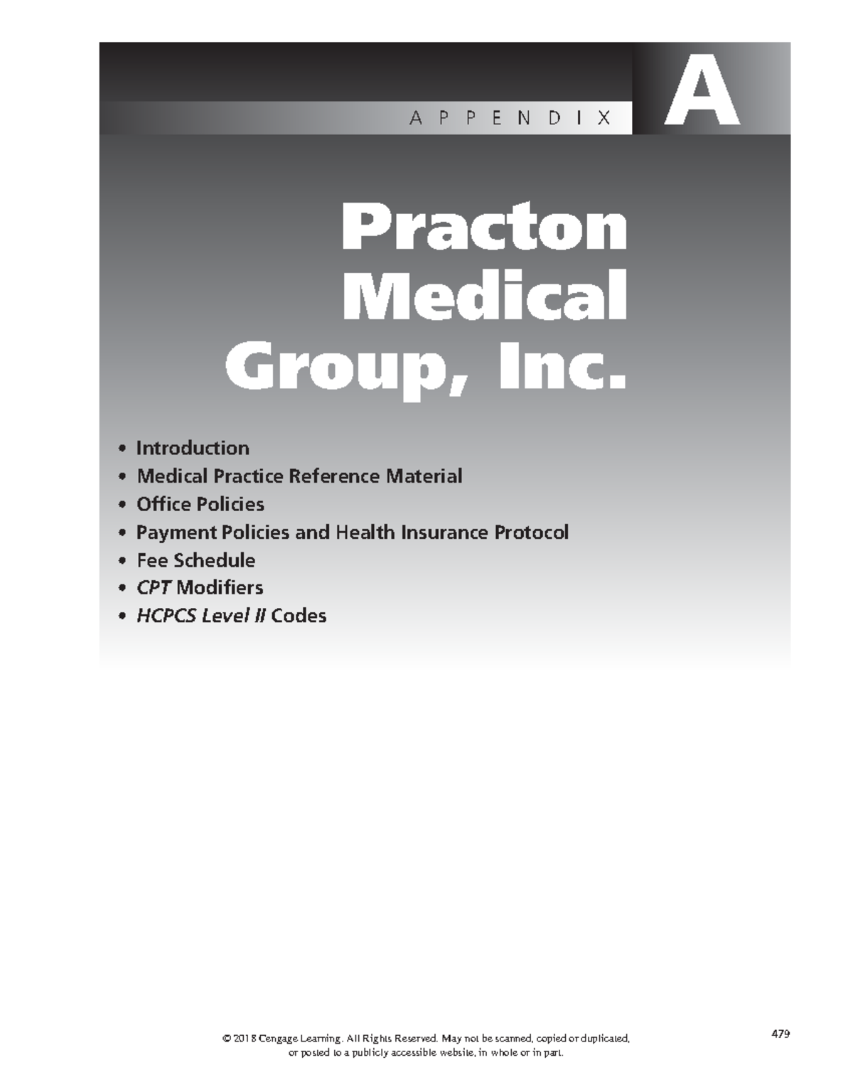 Practon Medical Group, Inc. Medical Practice Reference Material Guide ...