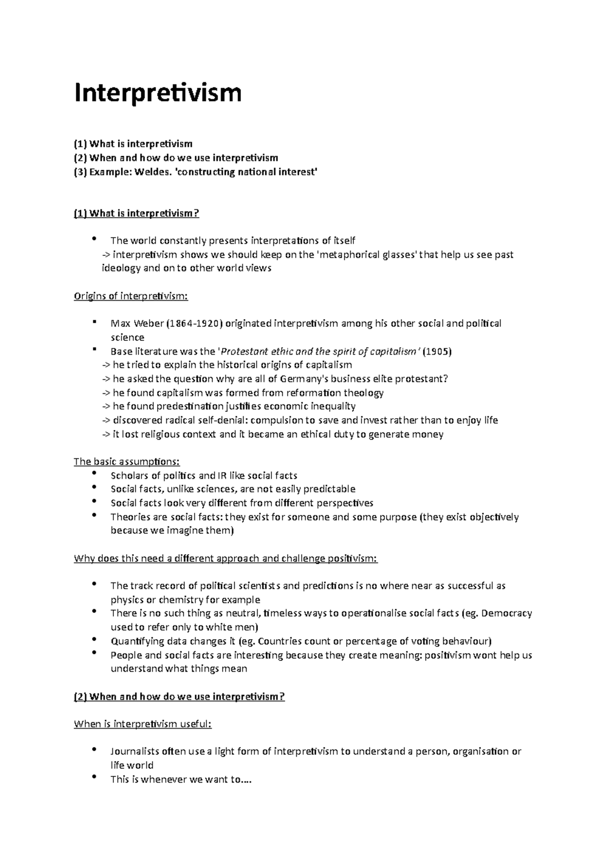 An introduction to interpretivism, how and when to use it and examples ...