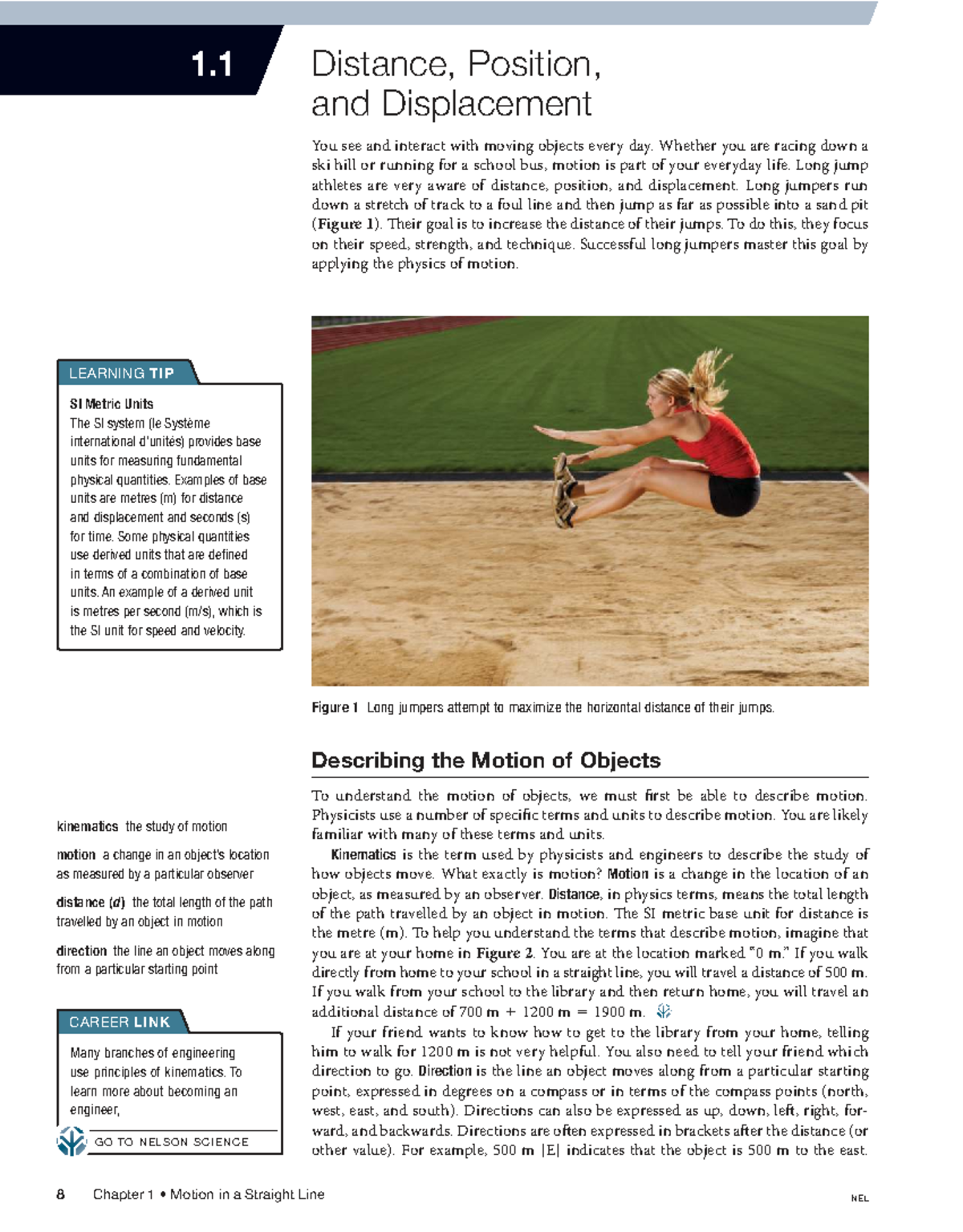 1.1 Distance, Position, and Displacement in Motion (Physics 11) - Studocu