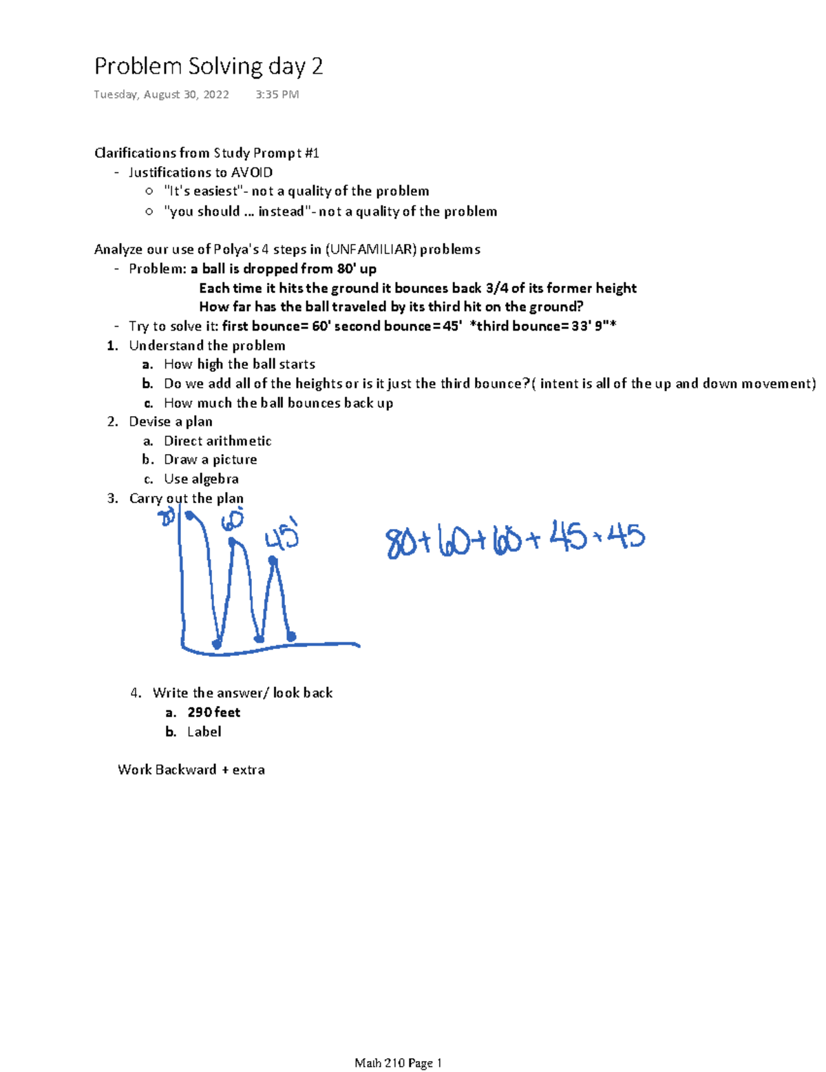 the second part of problem solving notes - Clarifications from Study ...