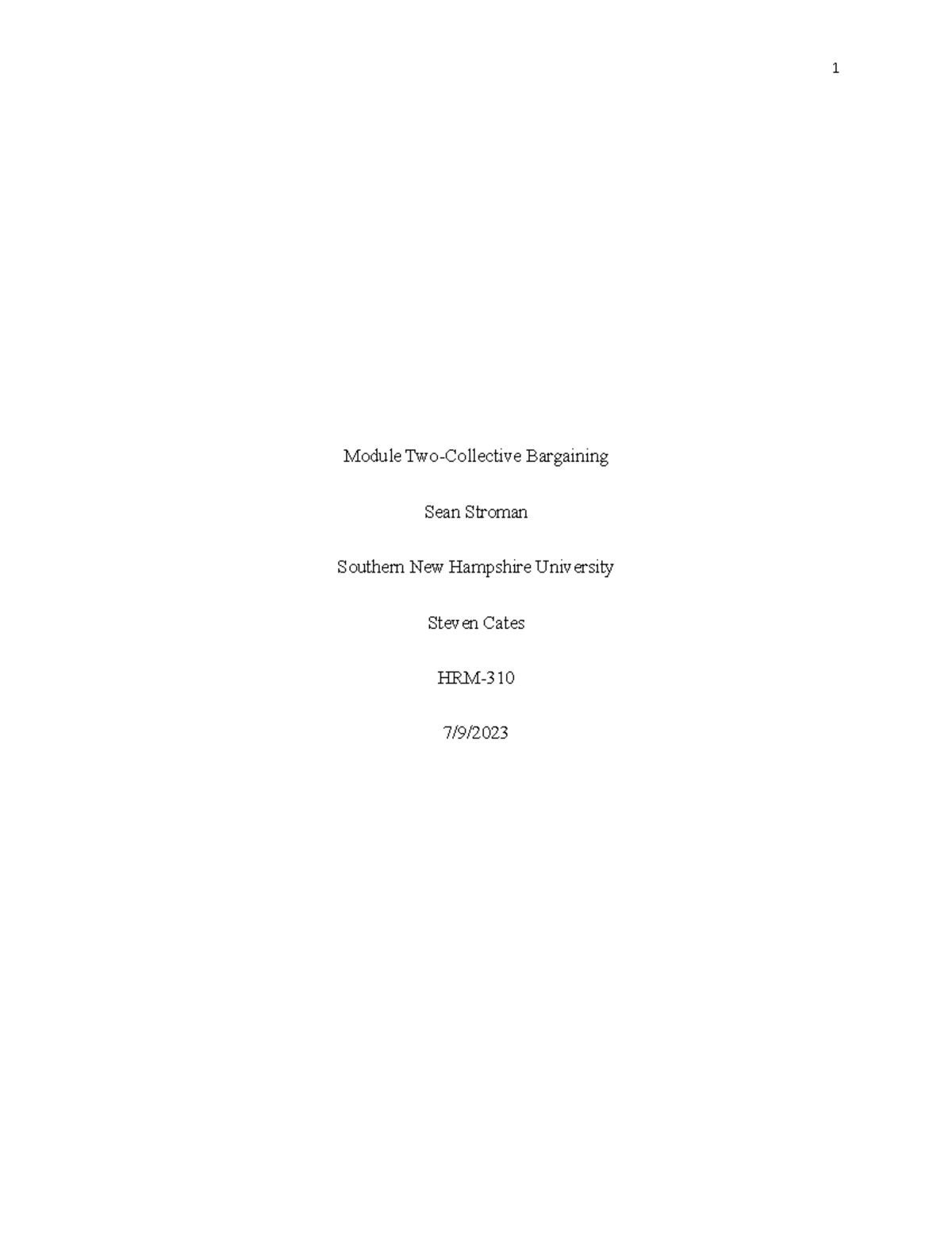 HRM 310 Milestone One: Employee Labor Complaint Analysis - Studocu
