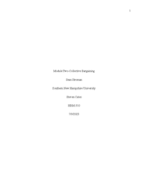 HRM310 1-2 Assignment - 1-2 Assignment: Positive Employee Relations ...