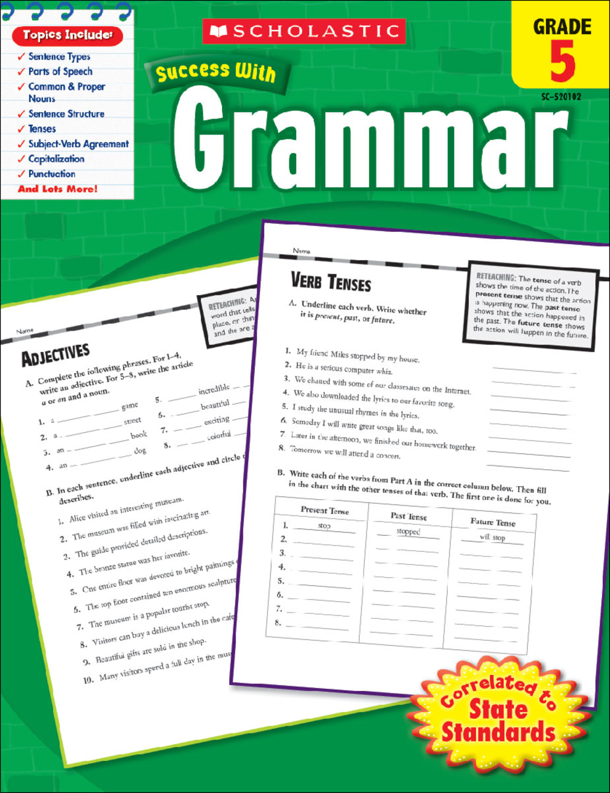 Scholastic Success With Grammar: Grade 5 Guide and Exercises - Studocu
