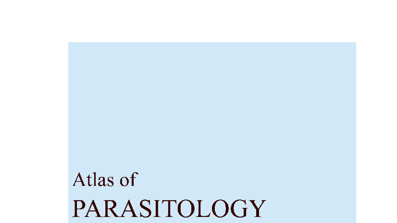 Atlas of Parasitology: Cysts and Ova Identification Guide - Studocu