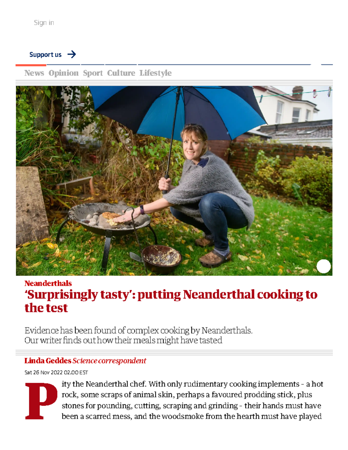 Exploring Neanderthal Cuisine: A Culinary Test and Taste Experience ...