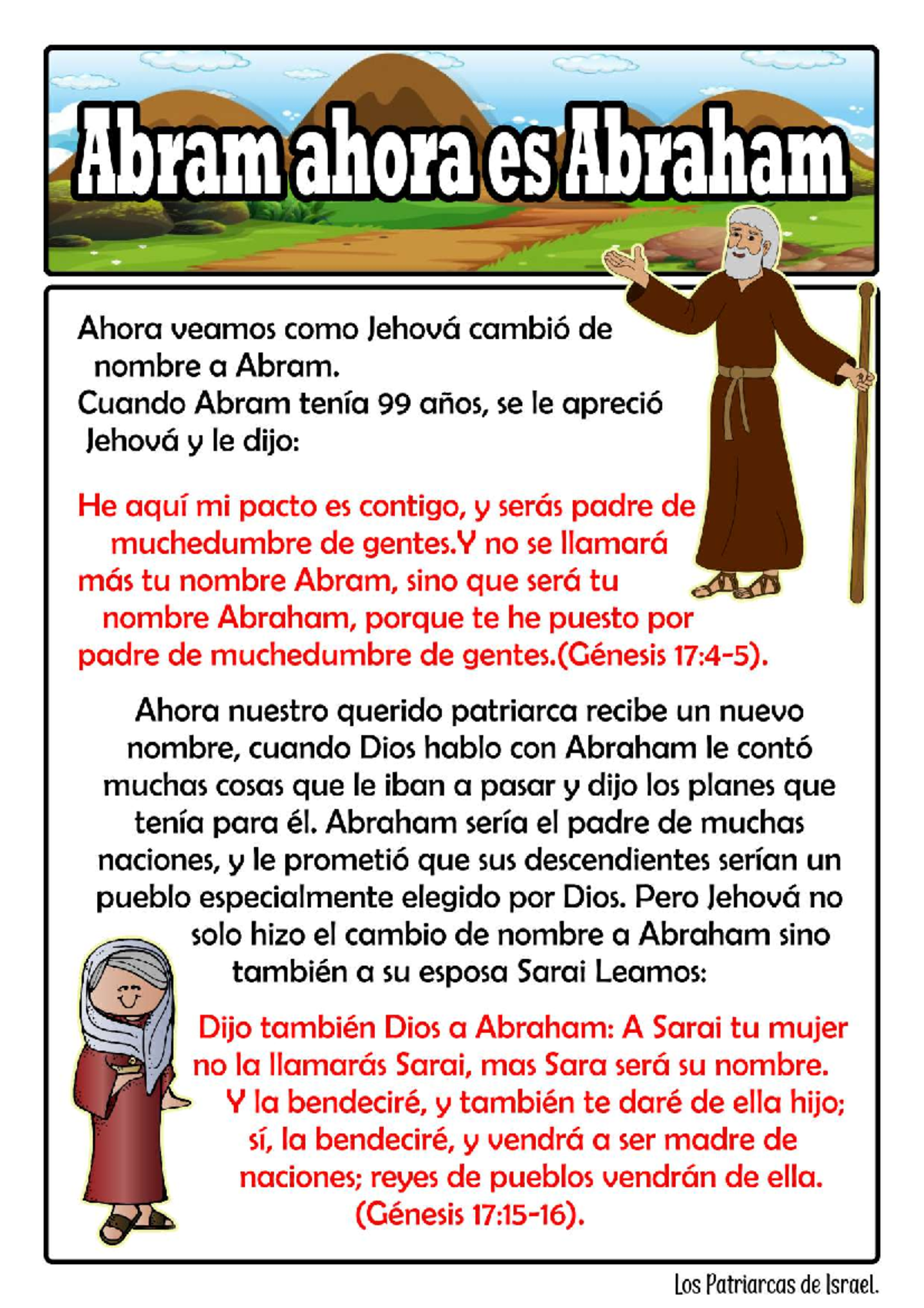 Abram Ahora es Abraham: Cambio de Nombre y Promesas Divinas - Studocu