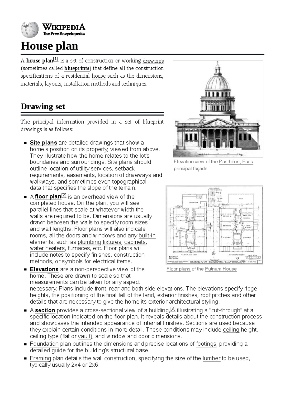 Understanding House Plans: Blueprint Basics and Design Features - Studocu