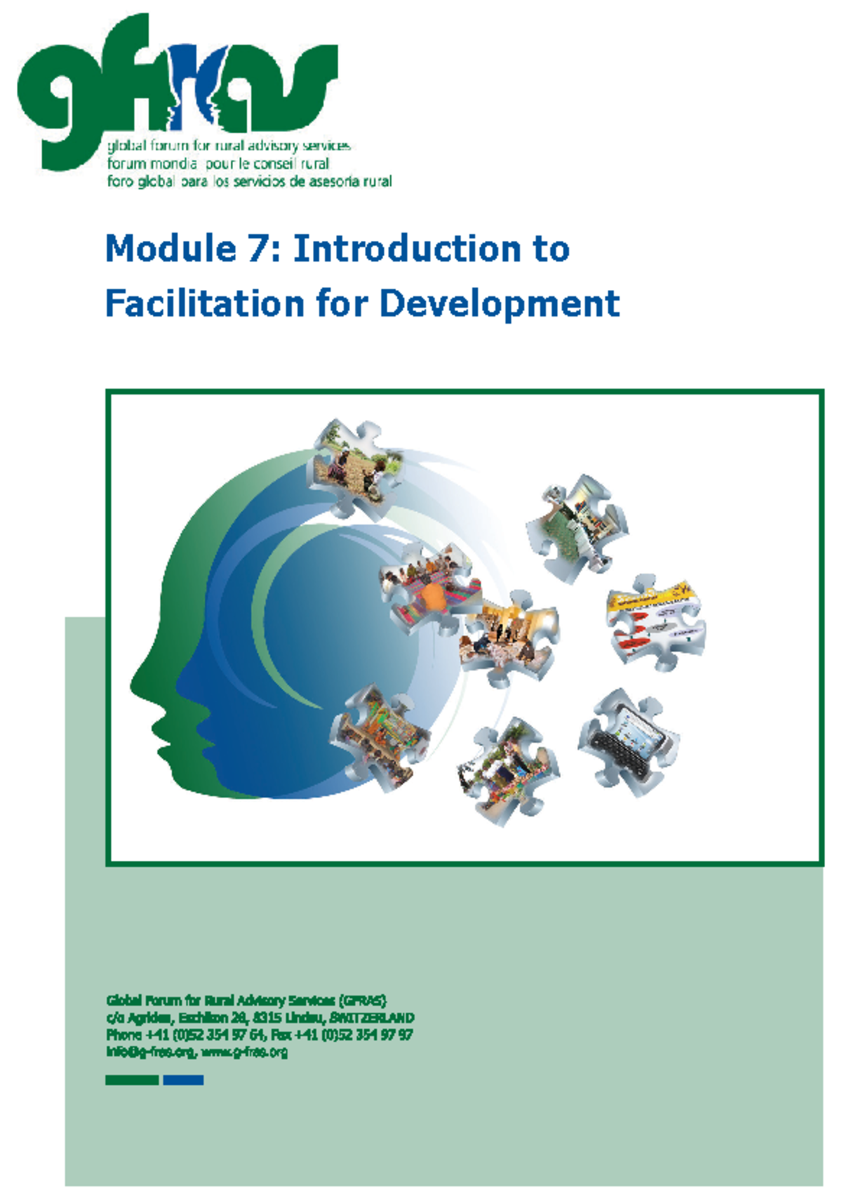GFRAS NELK M7-Facilitation for Development Learning Manual - Studocu