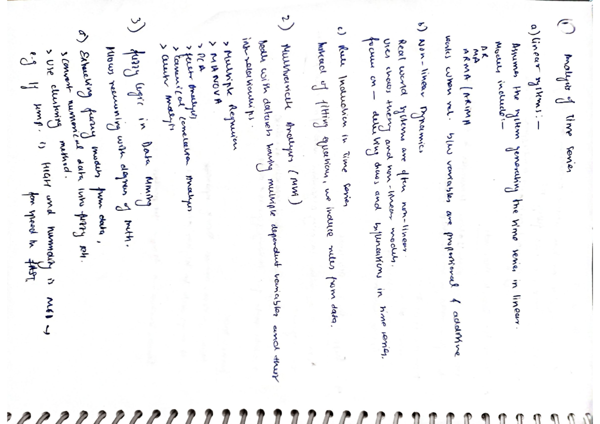 Time Series Analysis and Multivariate Techniques - DA Assignment - Studocu