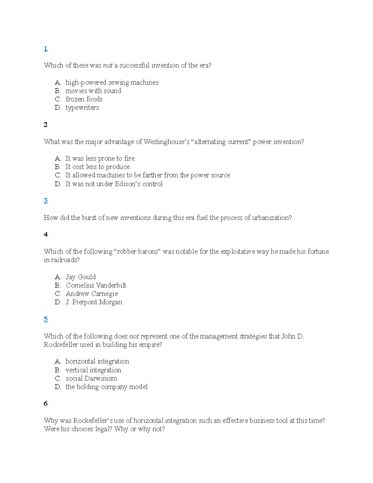 US History (HIST101) Chapter 18 Review Questions & Answers - Studocu