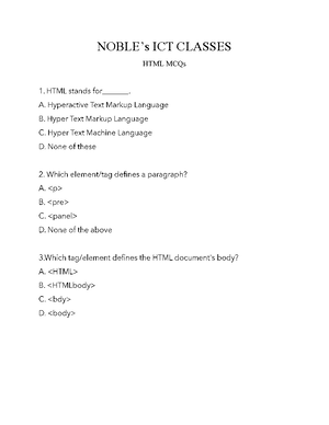 ICT Chapter Notes - Cambridge IGCSE – May/June 2015 0478 12 1 (a) 1 ...