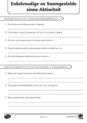 Navorsingsprojek: Kreatiewe Skryf Assessering - Gr 4 T3 - Studocu