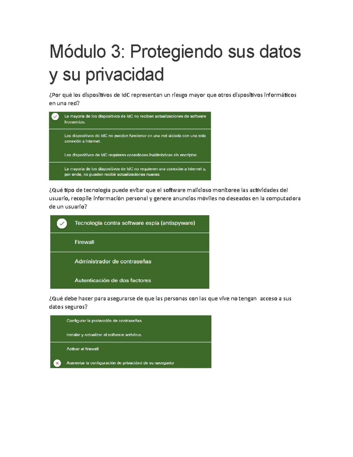 Introducción a la Ciberseguridad Módulo 5 Cuestionario Respuestas - Los profesionales de la ...