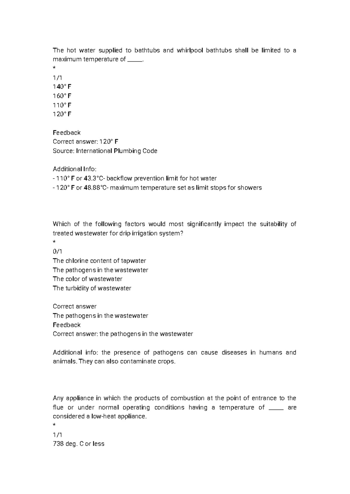 Refresher SPDI - Master Plumber Exam Review Notes - Studocu