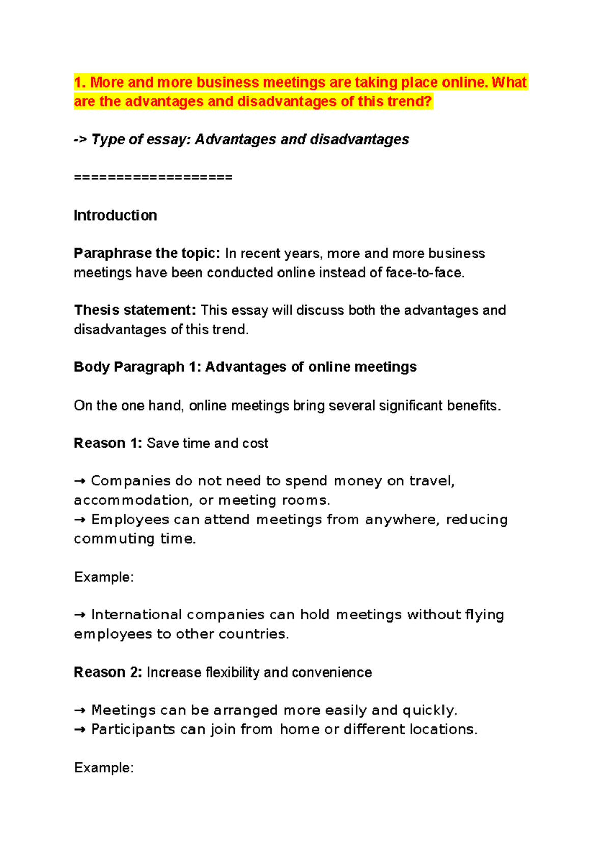Business and Money: Advantages and Disadvantages of Online Meetings ...