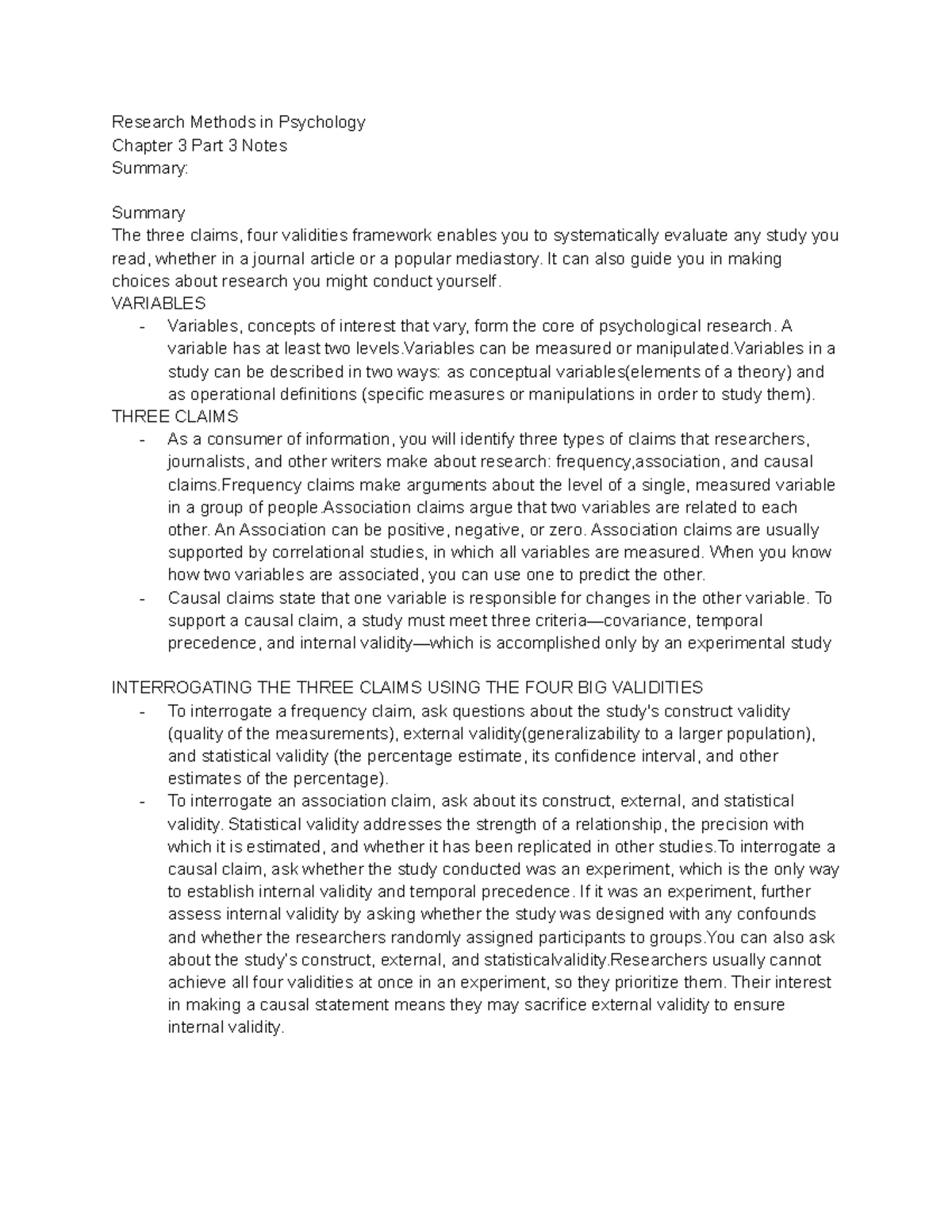 Research Methods in Psychology Chapter 3 Part 3 - It can also guide you ...