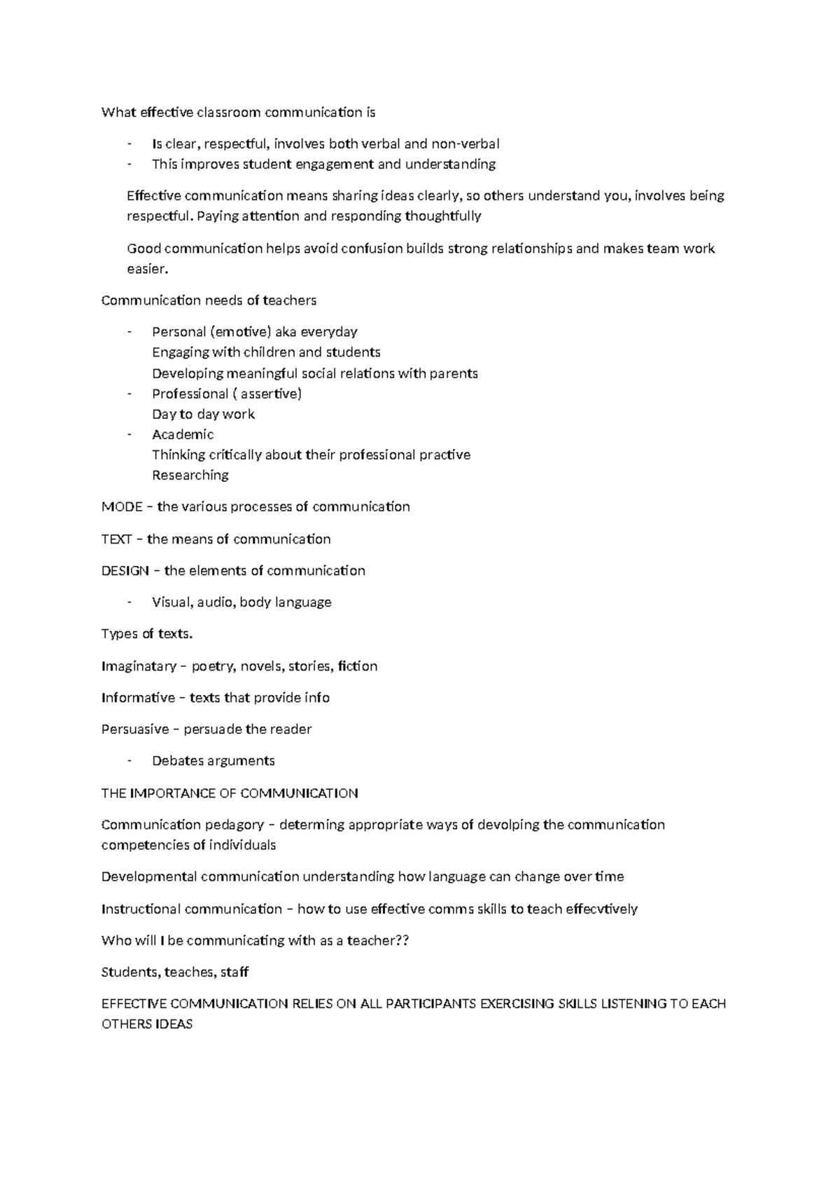 Effective Classroom Communication Strategies for Teachers: A Guide ...