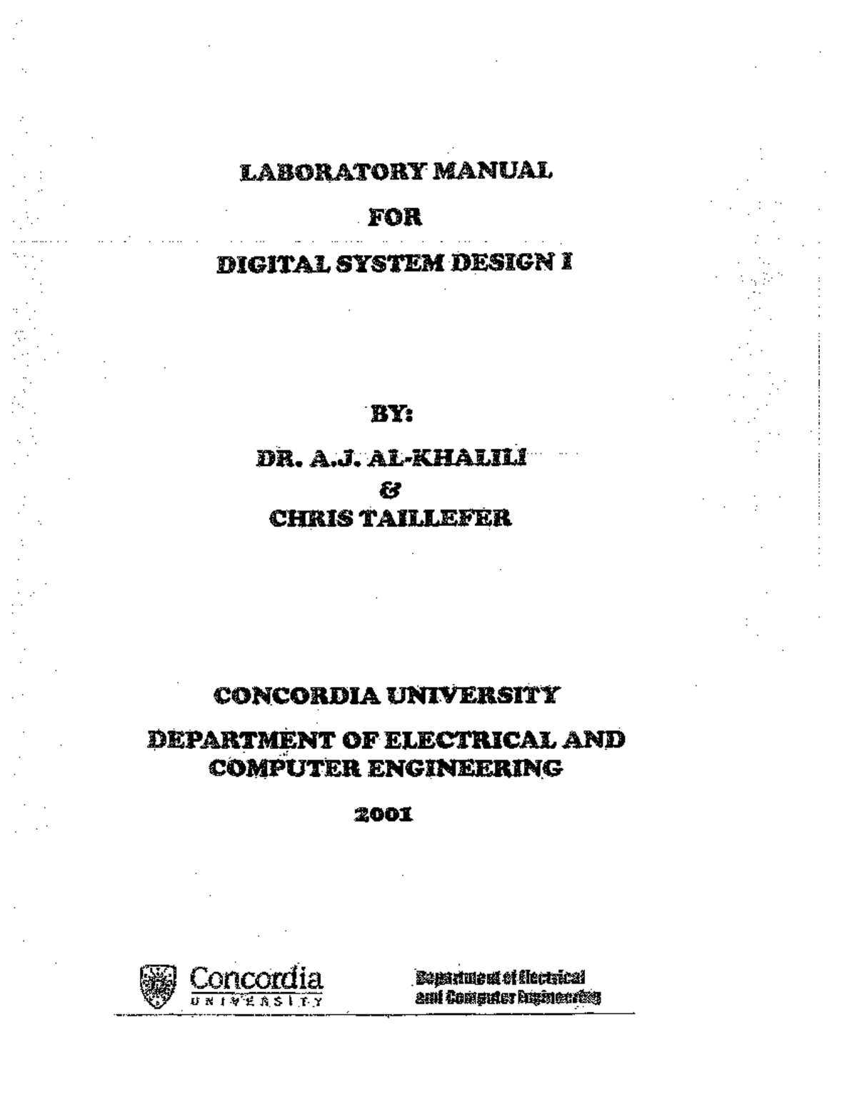 Coen212 labmanual - coen 212 lab manual - COEN 212 - Studocu