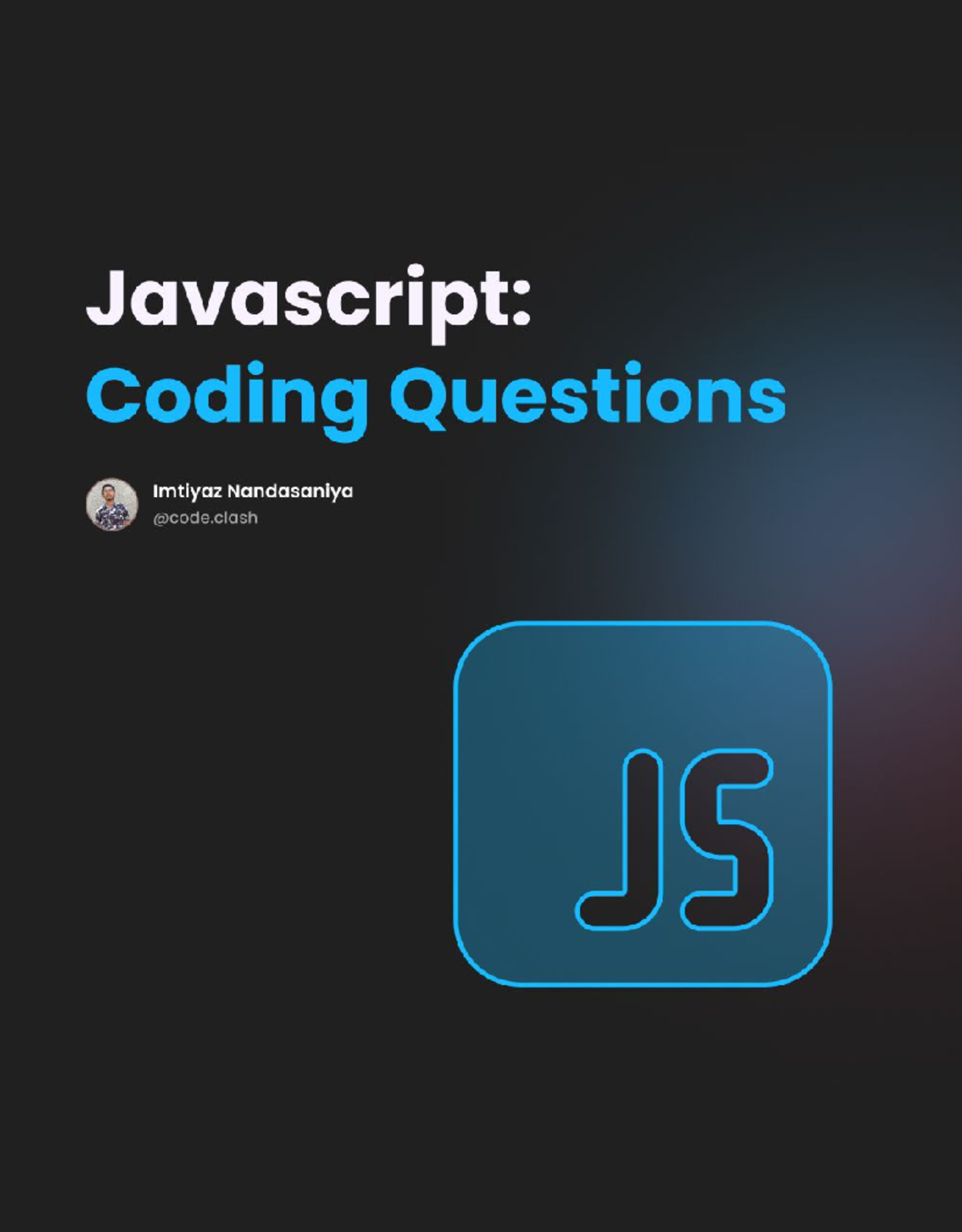 Javascript Coding Questions for Interviews - JS 101 - Studocu