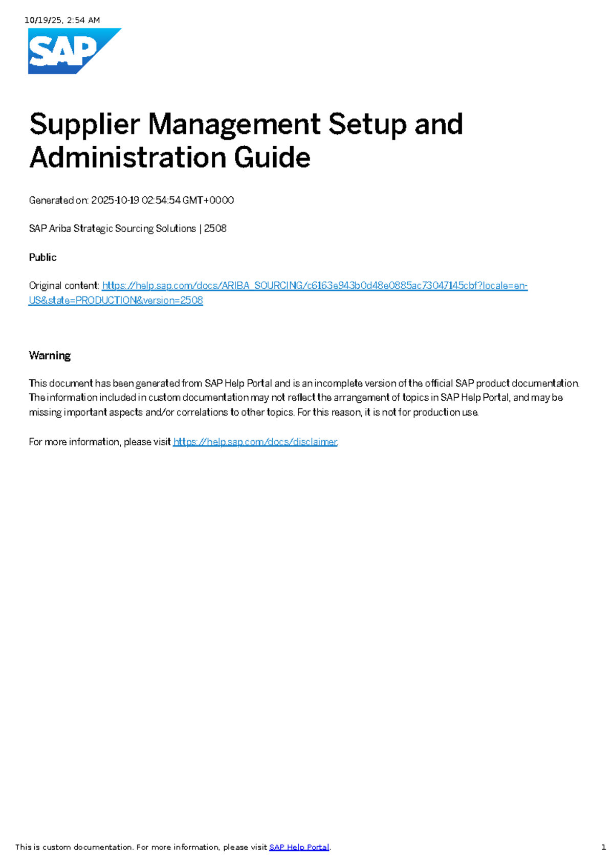 SAP Ariba Supplier Management: Qualification & Requalification Guide ...