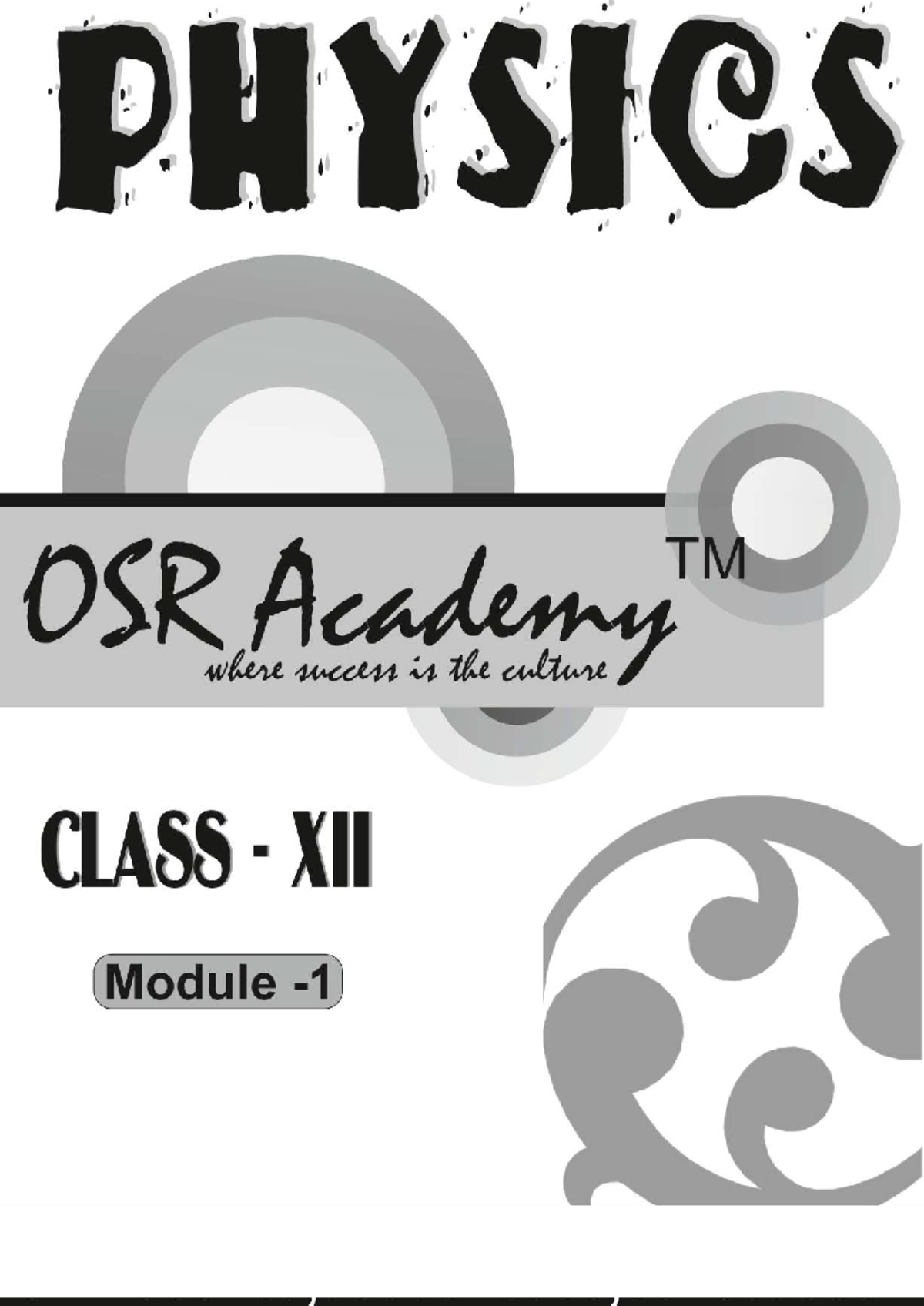PRISICS D OSR: Physics Module 1 - Key Concepts & Practice - Studocu