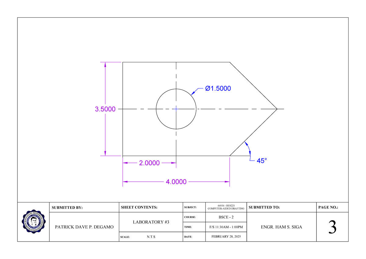 Lab4 merged - PRACTICE PLATE - SUBMITTED BY: SHEET CONTENTS: SUBMITTED ...