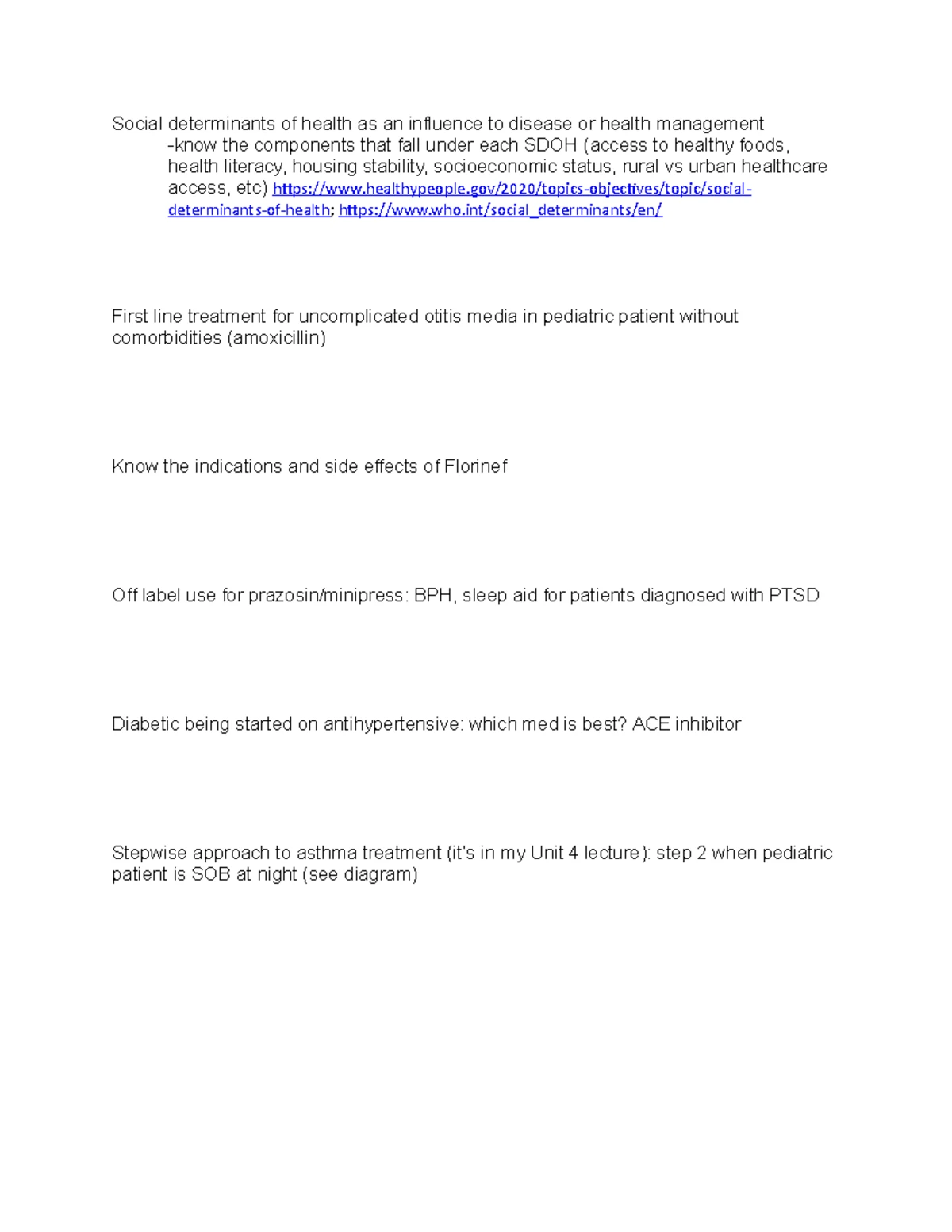 D027 - Part 3 Study Guide: Cellular Function & Physiological Concepts ...