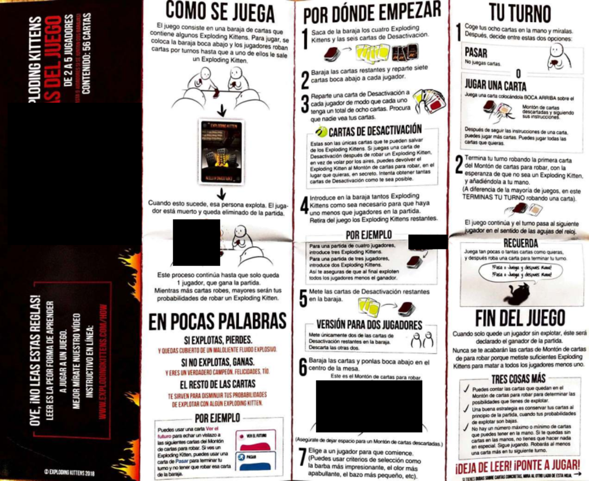 Guía de Juego: Exploding Kittens (NSFW) - Studocu