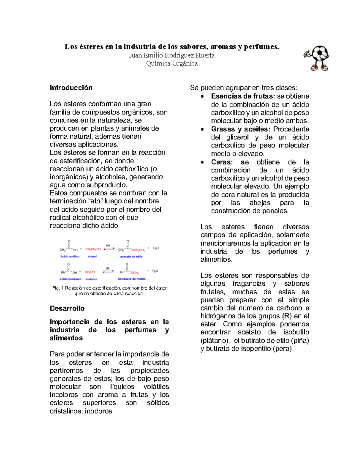 Los ésteres: Importancia en sabores, aromas y perfumes en Química ...