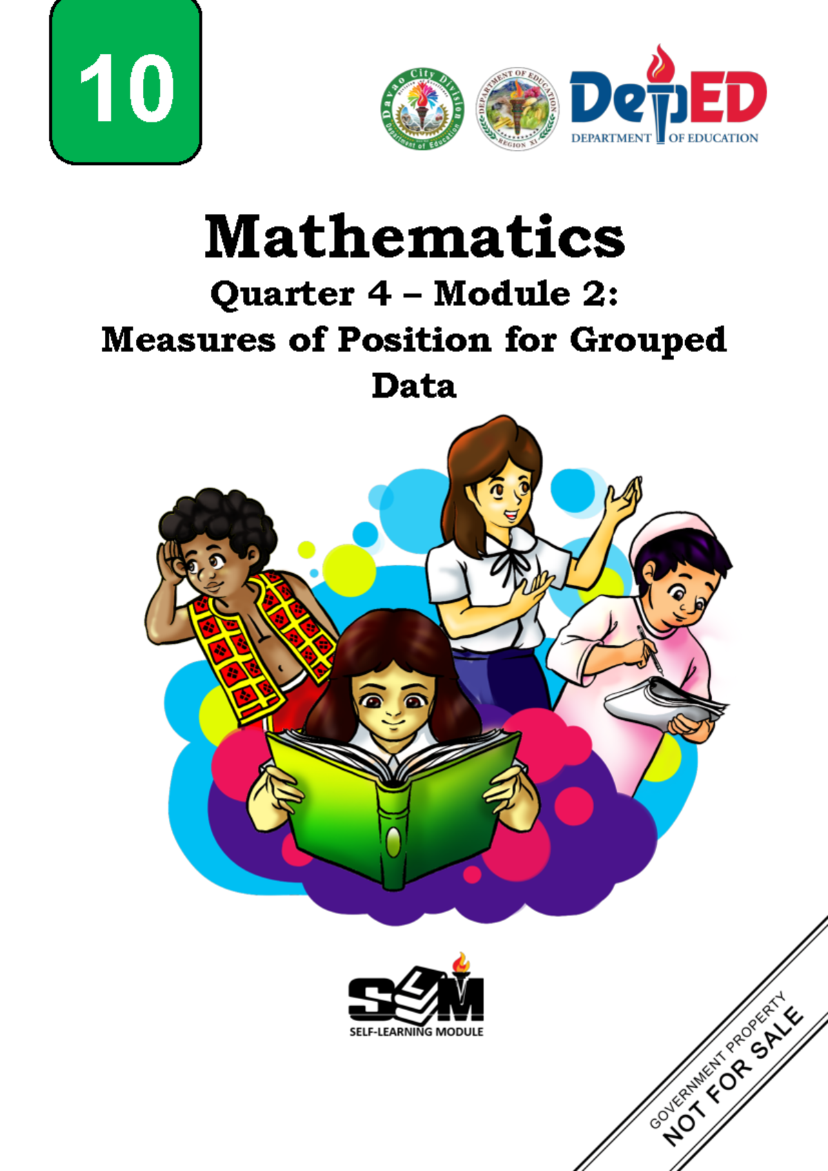 Grade 10 Math Q4 Mod 2: Measures of Position for Grouped Data - Studocu