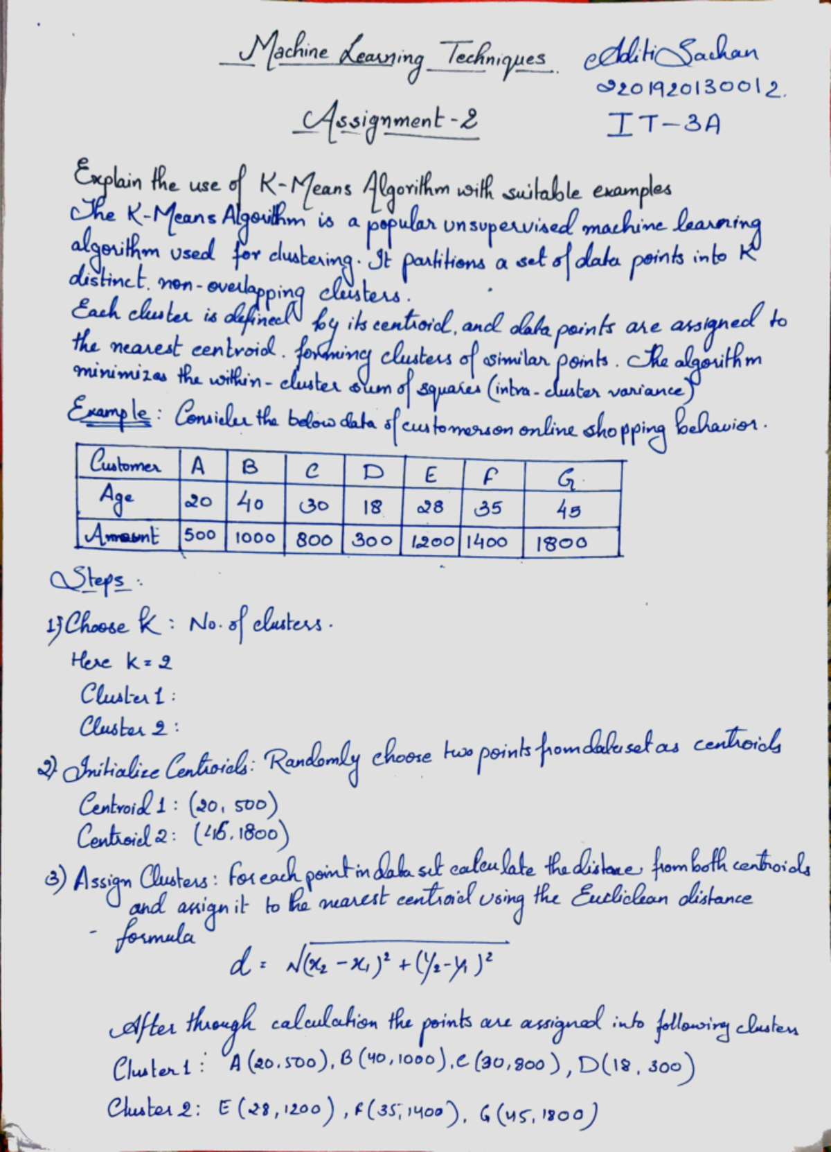Assignmet 2 mlt - ... - Machine Learning Techniques AditiS Sachan 2201920130012 Assignment ...