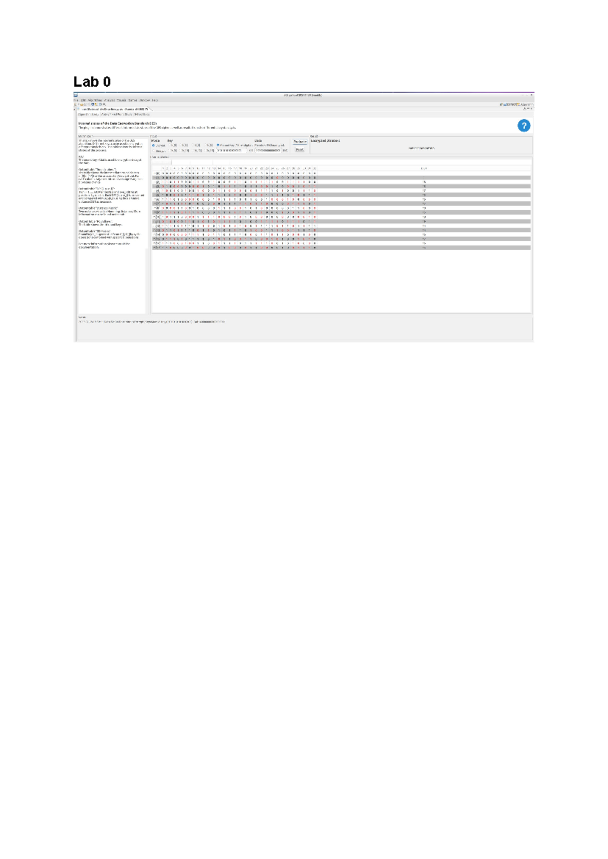 Cryptography Lab 0 - lab 0 - Lab 0 JCrypTool 2021 1130 (weekly) File ...