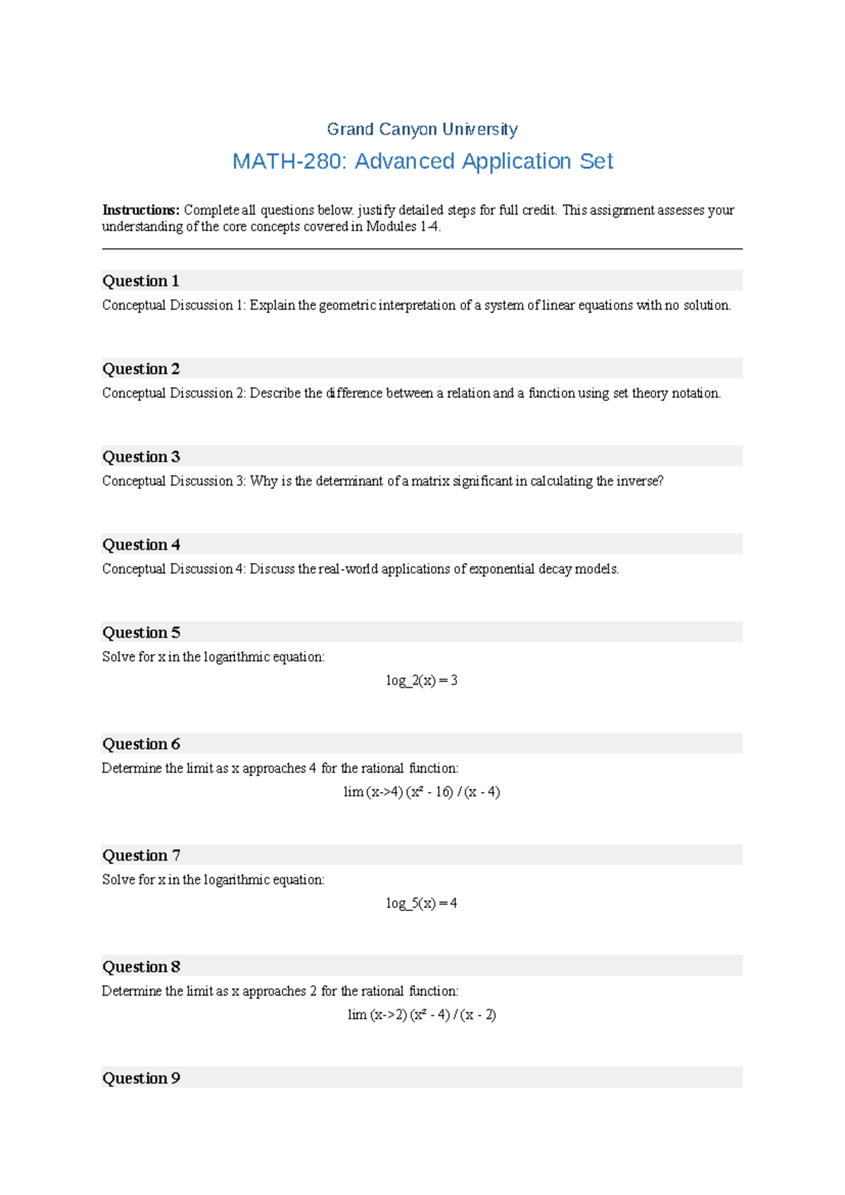 Mixed Advanced Application Set 10458351: Detailed Problem Solutions ...