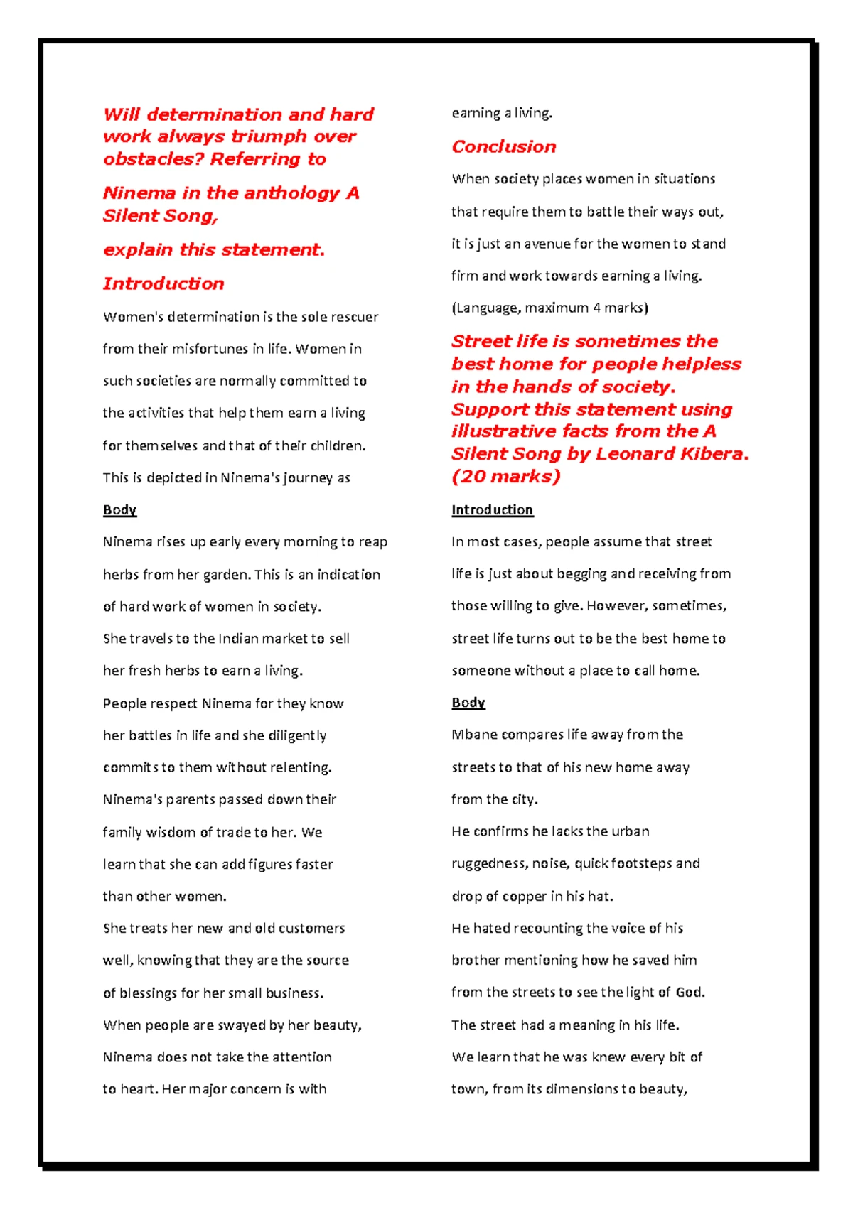 Silent Song & Other Stories Essay Insights: Examining Wisdom and ...