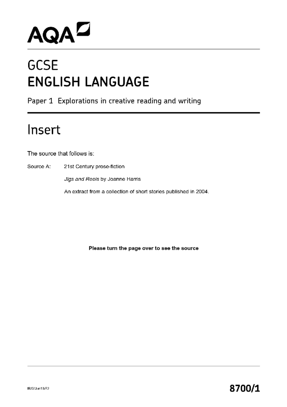 AQA GCSE ENG LANG Paper 1: Creative Reading & Writing Revision Notes ...