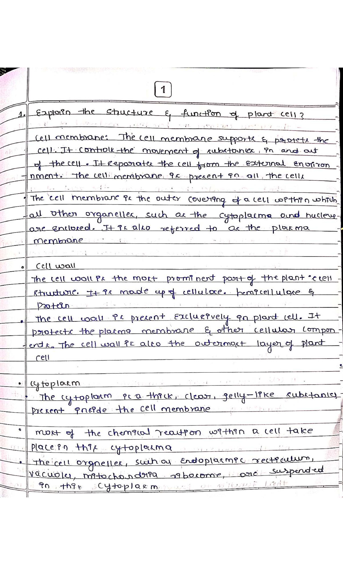 Biology 101: Cell Membrane Structure and Function Report - Studocu