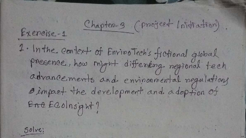 Chapter 3: Project Planning (Course Code: 8.0 J.O.) - Studocu