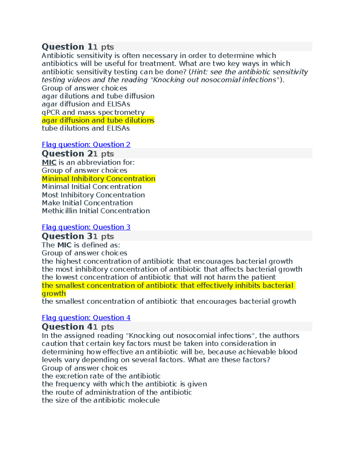 Micro Tutorial 3: Antibiotic Sensitivity Testing Insights - Studocu