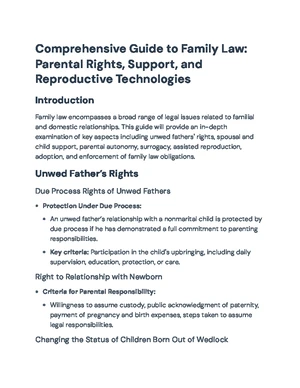 Family Law - Study Notes & Assignments - Studocu